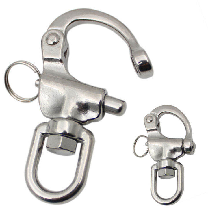 Spring Buckle Swivel With Snap Shackle Panic Hook Eye Fork 316 ...