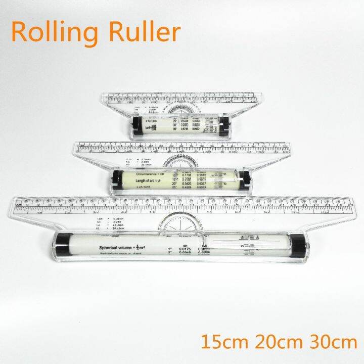 Roll Ruler Parallel Rulers 20/30cm Universal Foot Angle Rule Balancing ...