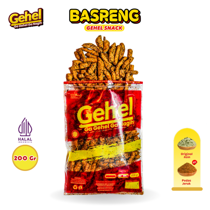 Gehel Basreng 200gr - Makanan Ringan | Lazada Indonesia
