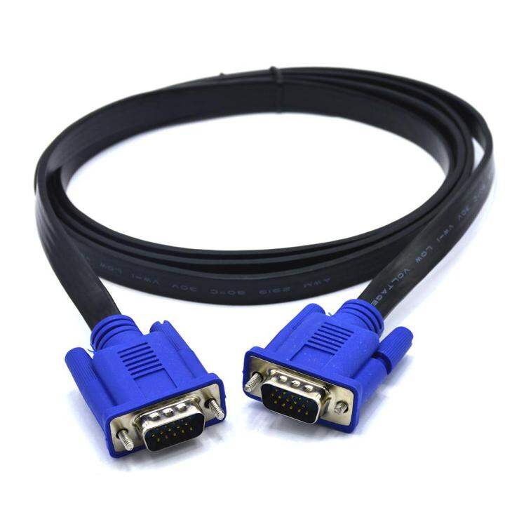 VGA Cable Male to Male 3+6 Flat - 1.5 Meters | Lazada PH