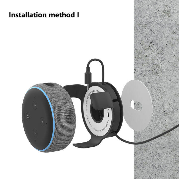 Wall Mount Holder for Amazon Echo Dot 3rd Generation Smart Home ...
