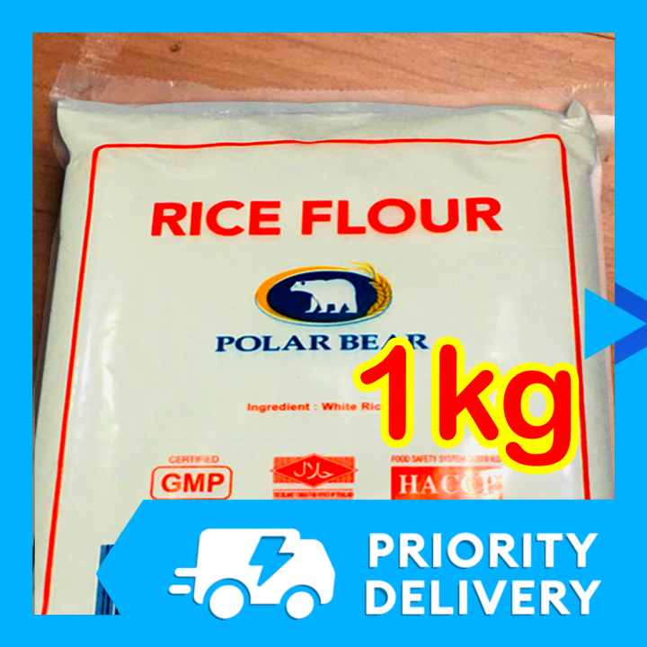 1kg Polar Bear RICE FLOUR Powder Rice Flour (2x 500g) for Puto Bibingka ...