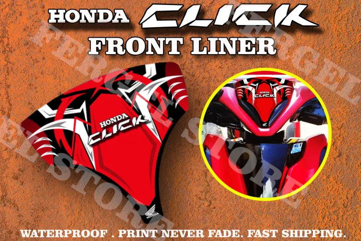 HONDA CLICK FRONT LINER STICKER / HONDA CLICK ACCESSORIES / CLICK ...