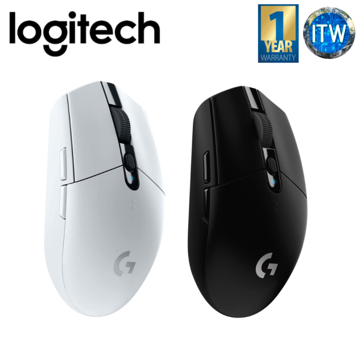 Logitech G304 Lightspeed Wireless Gaming Mouse (Black and White ...