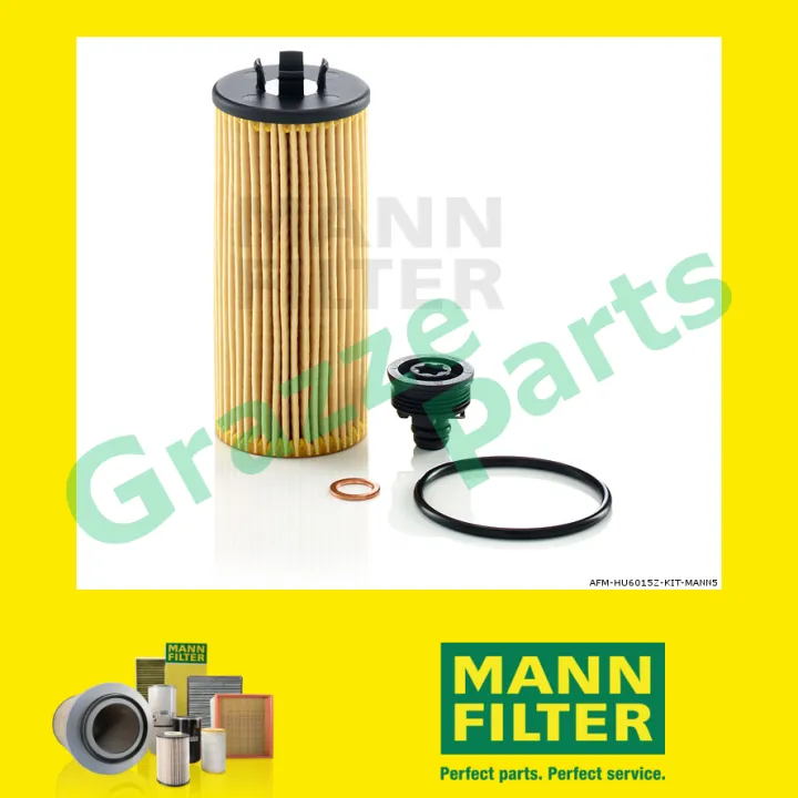 100% Original Mann Engine Oil Filter HU6015Z-KIT HU 6015 Z KIT OX815 ...