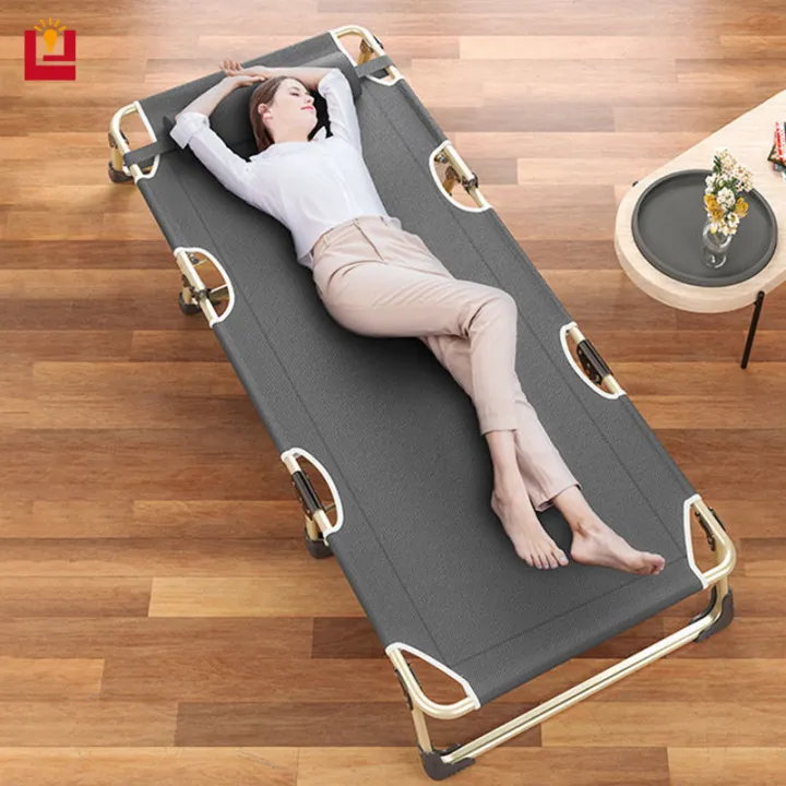 YONUO Folding Bed Single Office Nap Bed Portable Reclining Chair ...
