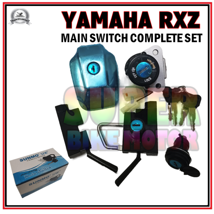 YAMAHA RXZ - Main Switch Complete Set / Kunci Set - SUNMO | Lazada