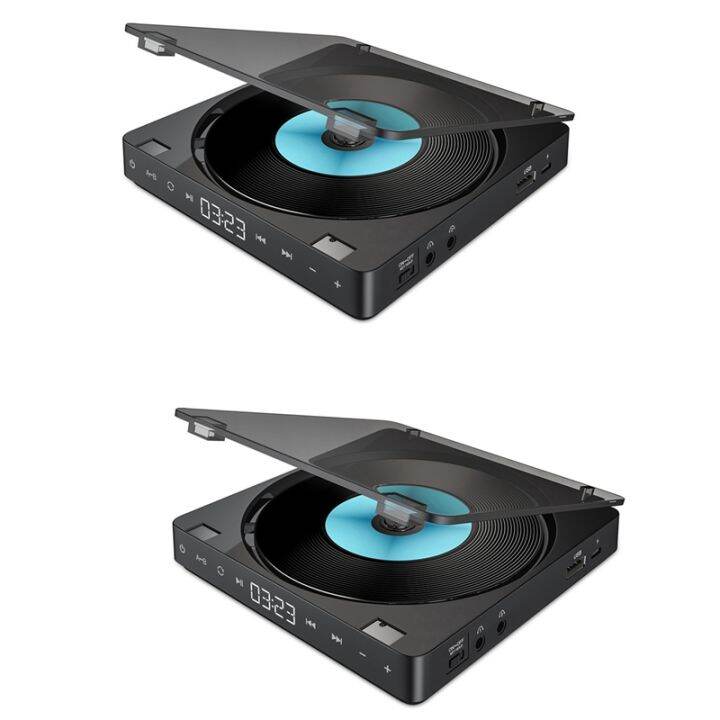 2X Compact Sports Portable CD Player Touch Button Rechargable Disc ...