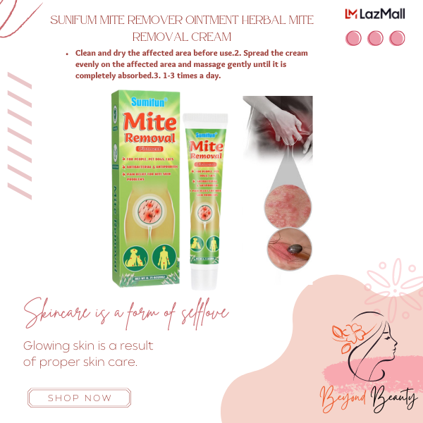 Sunifum MITE REMOVER Ointment Herbal Mite Removal Cream Antibacterial ...