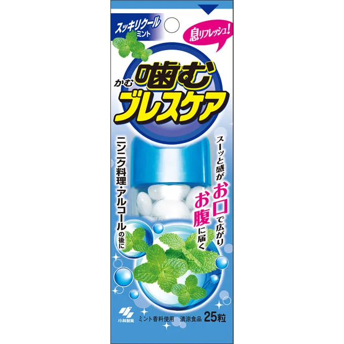 Kobayashi Pharmaceutical Breath Care Chew 25 grains of refreshing cool ...