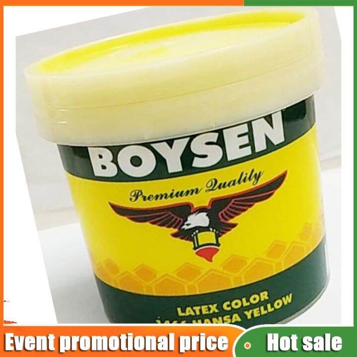 BOYSEN LATEX COLOR HANSA YELLOW B-1466 HANZA ( 1/4 LITER ----- 1/4 ...