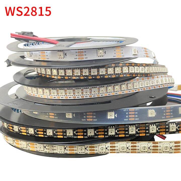 WS2815 WS2812B WS2811 LED Light Strip 5050 Light Beads Neon Smart pixel ...