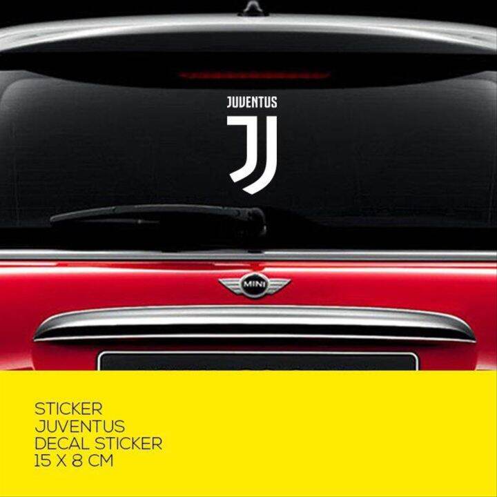 READY STOCK Cutting Stiker Bola Logo New Juventus Sticker Mobil Lambang ...