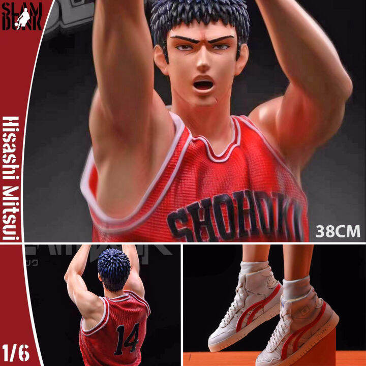 Figure ฟิกเกอร์ ZX Studio จากการ์ตูนเรื่อง Slam Dunk Shohoku สแลมดังก์ ทีมโชโฮคุ Mitsui Hisashi ...