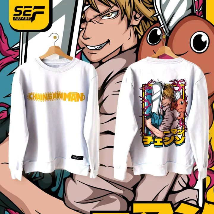 SEF Apparel Anime series Sweater Denji and Pochita Chainsawman | Lazada PH