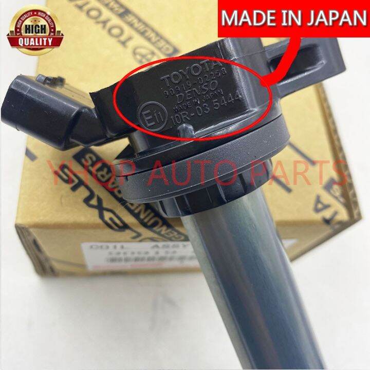 ORIGINAL 90919-02258 IGNITION PLUG COIL (1's) For TOYOTA ALTIS,,HARRIER ...