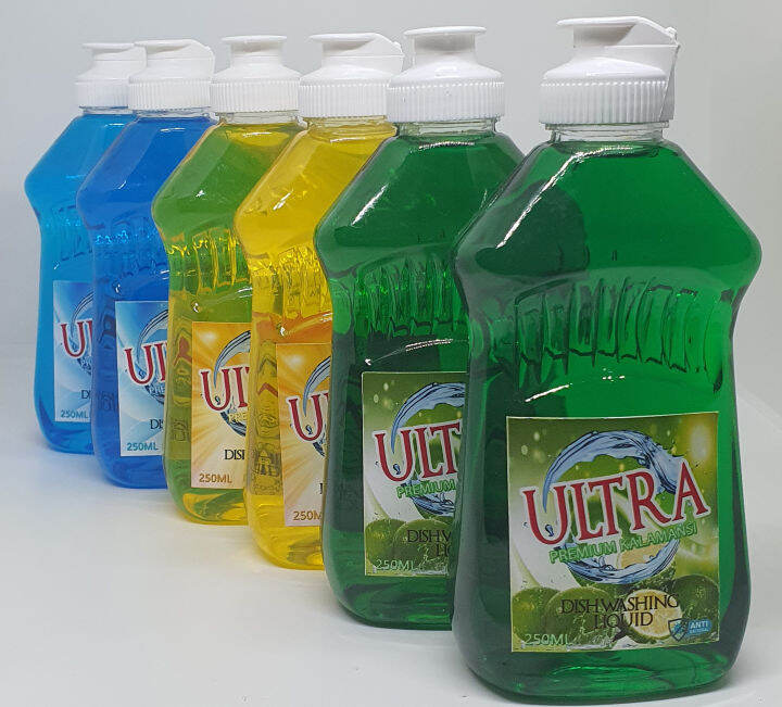 Sets of 6 ULTRA Dishwashing Liquid 250ml | Lazada PH