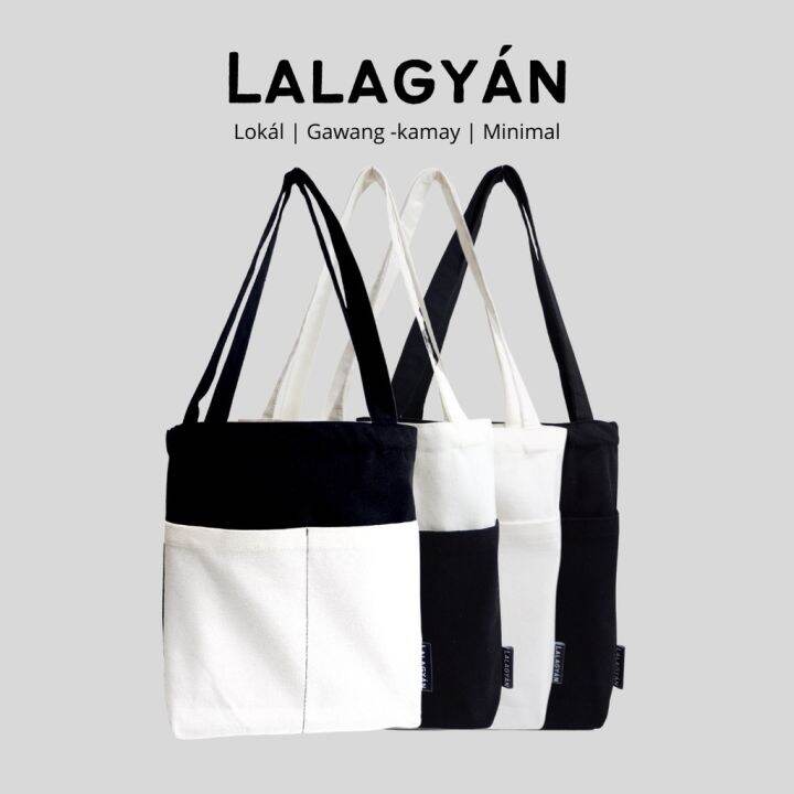 Lalagyan Minimalist Canvas Tote Bag | Lazada PH