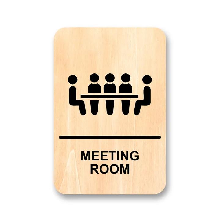 papan tanda meeting room - signage meeting room - door sign | Lazada ...