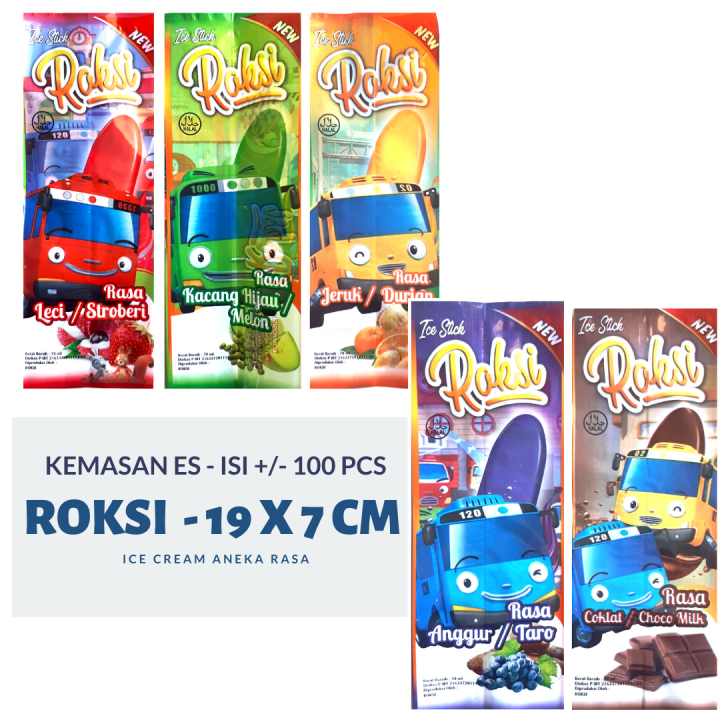 kemasan es mambo, kemasan eswawan plastik jual es 100 PCS | Lazada ...