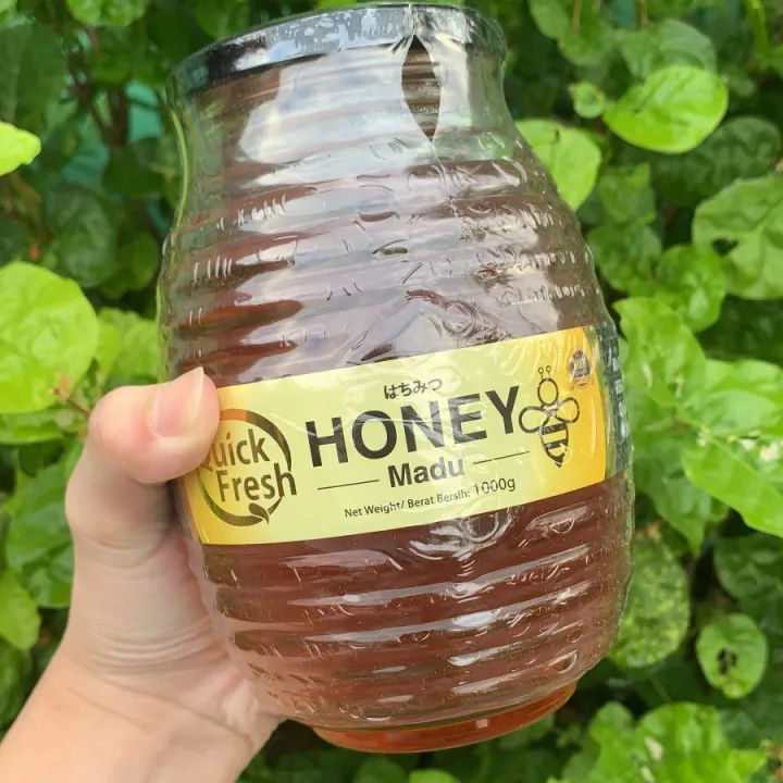 Madu Asli QUICK Fresh Honey JAR 1000 gr 1 kg | Lazada Indonesia