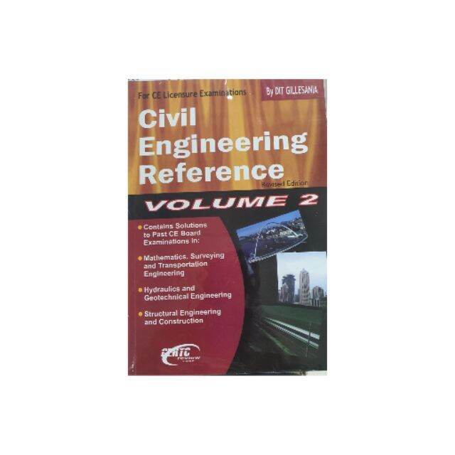CIVIL ENGINEERING REFERENCE (volume 2) by Gillesania | Lazada PH