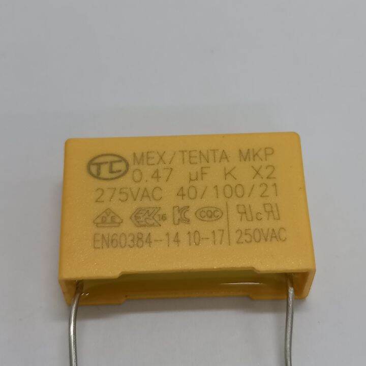 Tenta 0.47uF 275V, X2 AC Film Capacitor, 15 (H) x 6 (D) x 22mm (Lead ...
