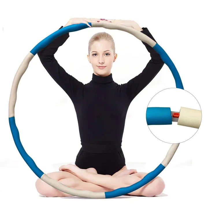 HH-92cm Weighted Hula Hoop for Adults Folding Fitness Exercise. | Lazada PH
