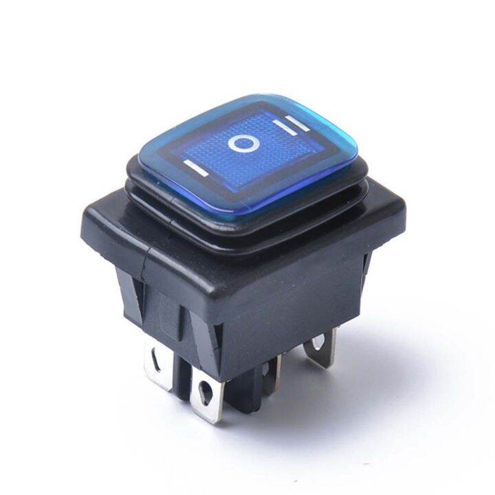 ON Off Rocker Toggle Switch LED Lighted Rocker Switch Lightweight 12V ...