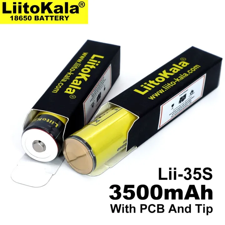 2022 Liitokala Lii-35S Protected 18650 3400mAh Rechargeable Li-lon ...