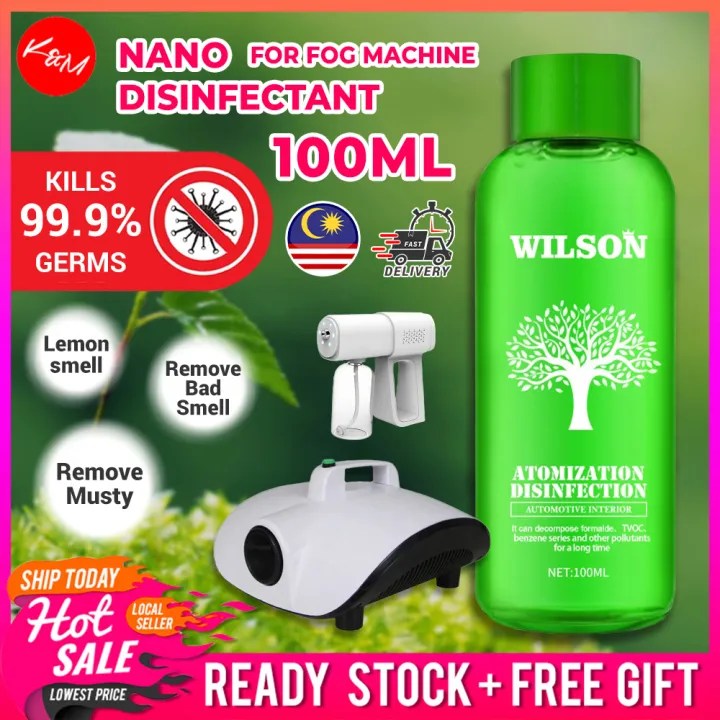 KM 360 Nano Mist Atomized Disinfectant Liquid 100ML Fogging Air ...