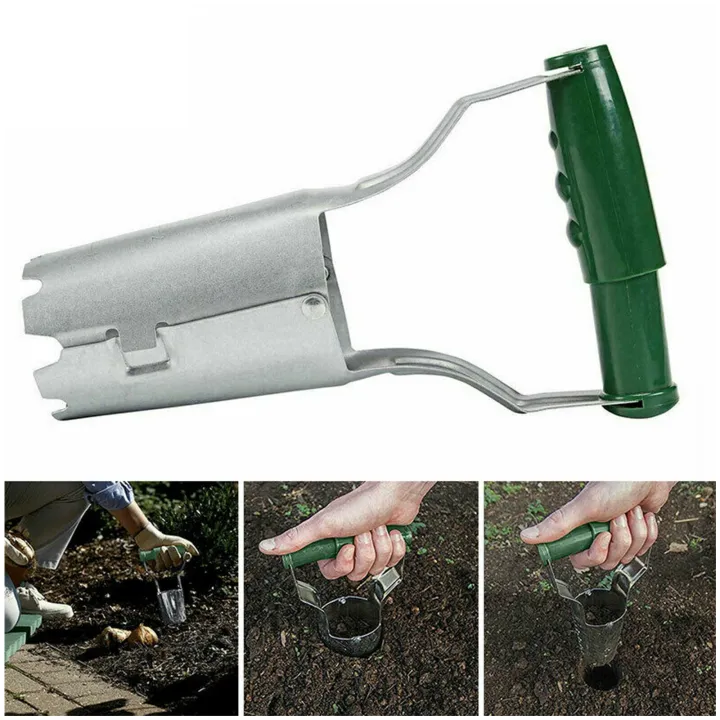 Garden Bulb Planter Deep Panter Soil Tool Handheld Easy Planting for ...