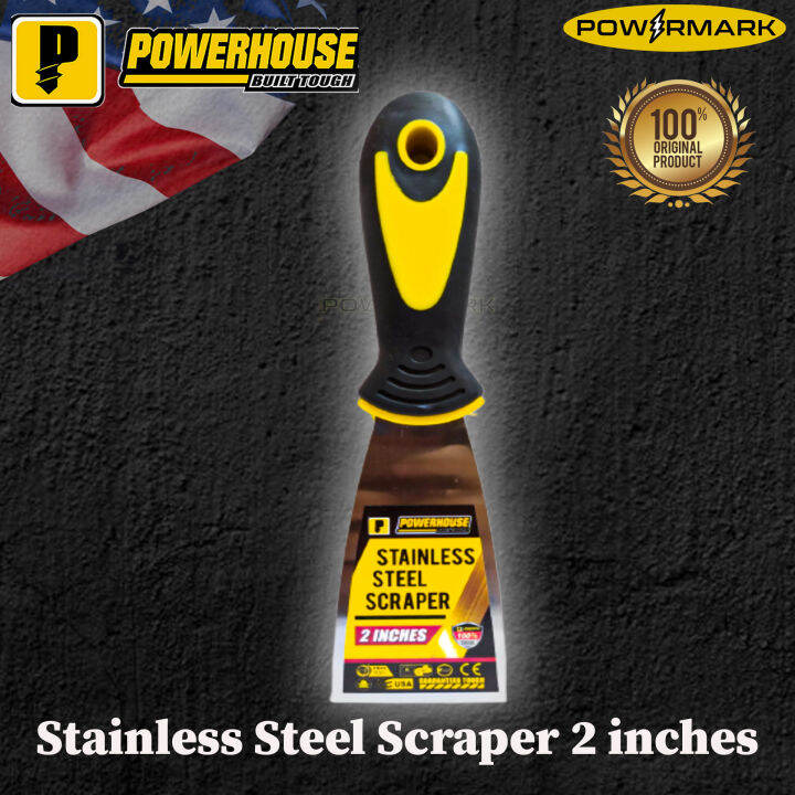 POWERHOUSE Stainless Steel Scraper 2 inches [POWERMARK | PAC] | Lazada PH