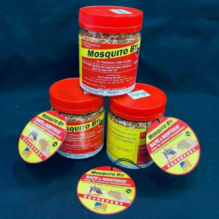 Non-Toxic Biological Mosquito Control Solution-Mosquito BTI 100gm | Lazada