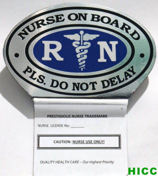 NURSE CAR EMBLEM | Lazada PH
