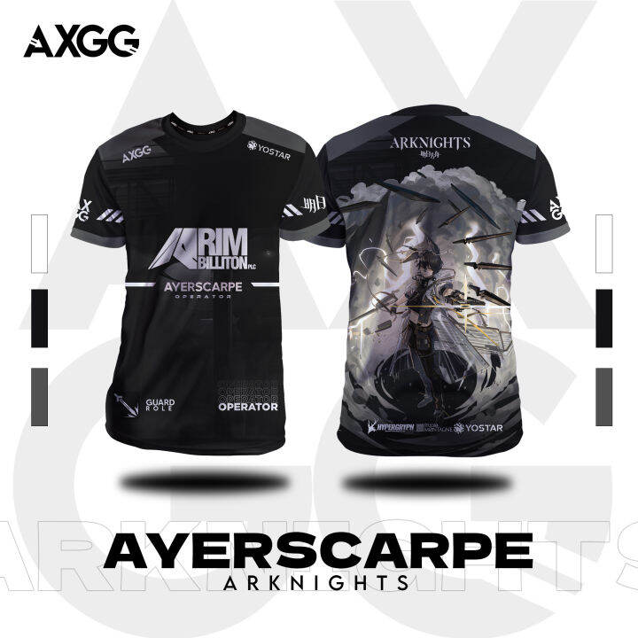 AXGG " Arknights - Guard " Gaming Shirt | Lazada PH