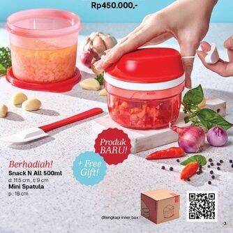 Tupperware SuperSonic Chopper dengan Free super sonic Tupperware ...