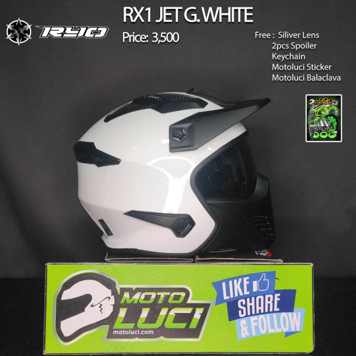 RYO Full-Face RX-1 JET HELMETS | Lazada PH