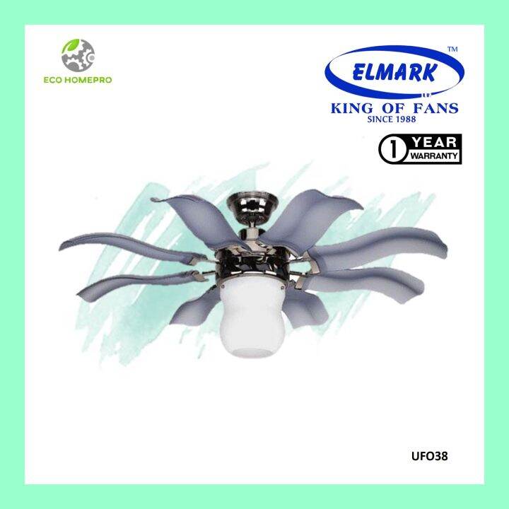 Elmark 42" UFO38 GMC Ceiling Fan with Remote Control | Lazada