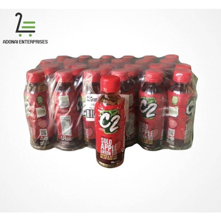 C2 SOLO APPLE GREEN TEA(1 CASE) | Lazada PH