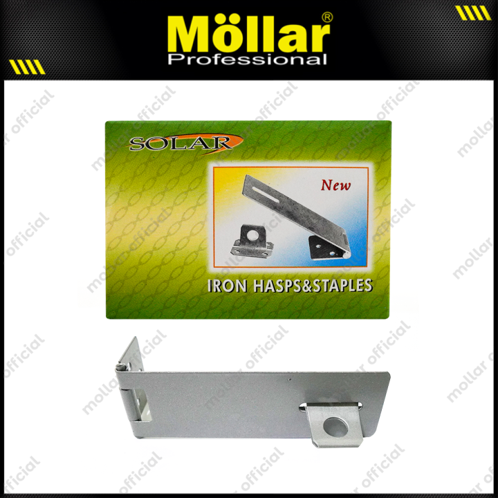 SOLAR Overval Metalik 4" Tempat Gembok Grendel Pintu Overpal Plat Besi ...