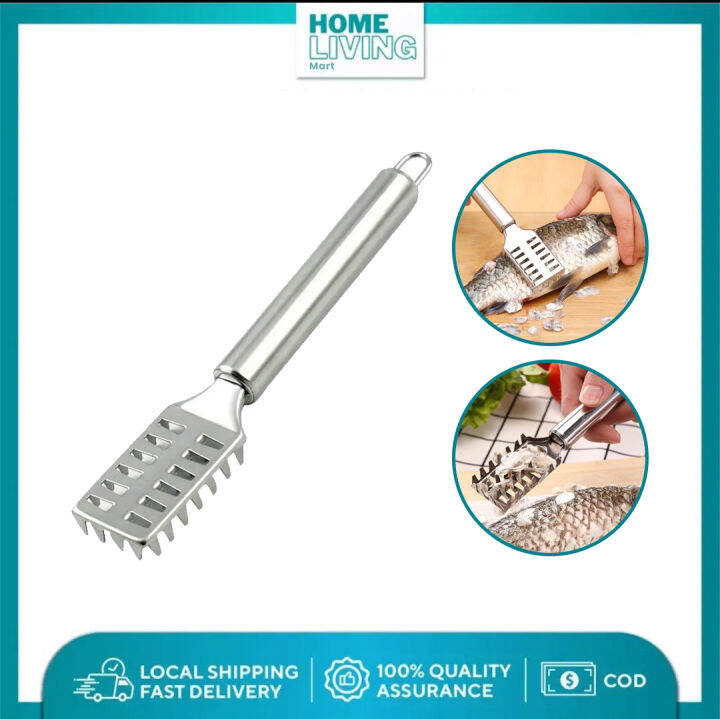 Stainless steel Fish scale graters scraper/ fish scale remover/alat ...