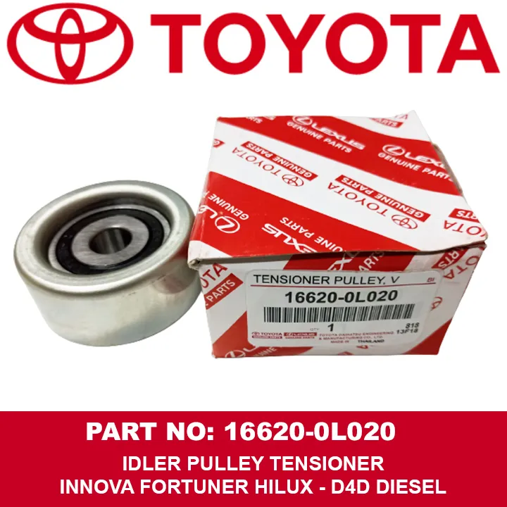 Idler Pulley Bearing Center (16620-0L020) for Innova Fortuner Hilux 2KD ...