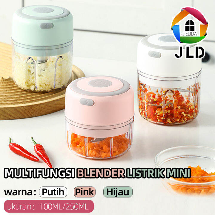 Blender USB Mini Chopper 100 ML 250ML Elektrik Tanpa Kabel /Food ...