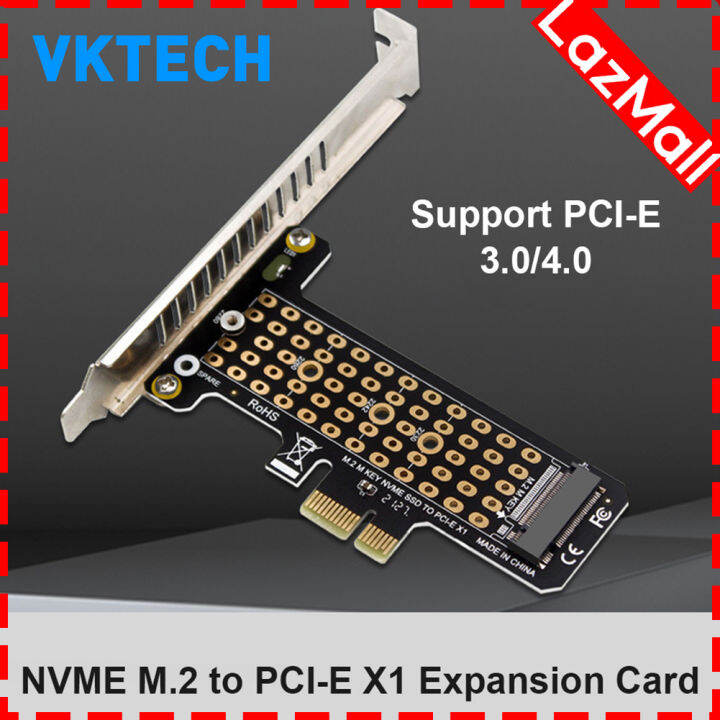 [Vktech] SSD M.2 NVME to PCI-E X1 Adapter Board Support PCI-E4.0/3.0 Extender Card Part | Lazada PH