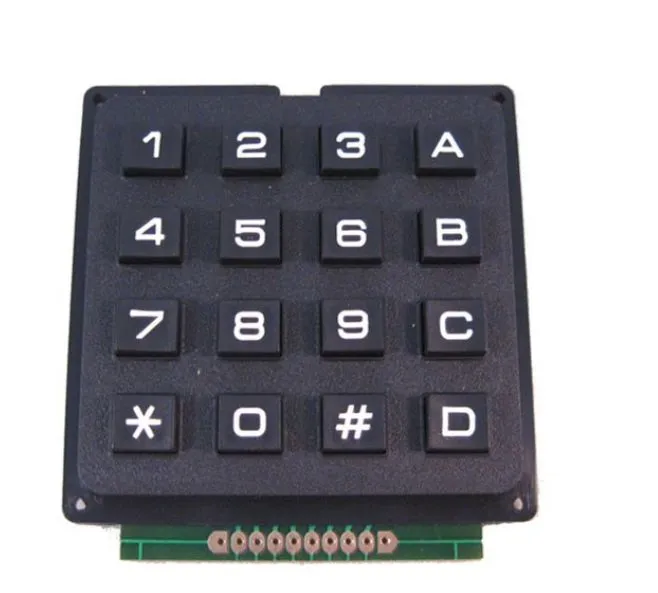 (100 % Original!!) Exclusive Keypad 4X4 Timbul 6.5X6.5 Cm Key Pad ...