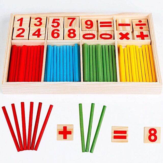 Wooden Mathematical Intelligence Stick for Kids | Lazada PH