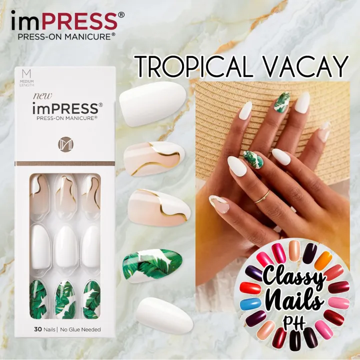 Tropical Vacay ImPress Manicure Press On Nails • Branded High Quality ...