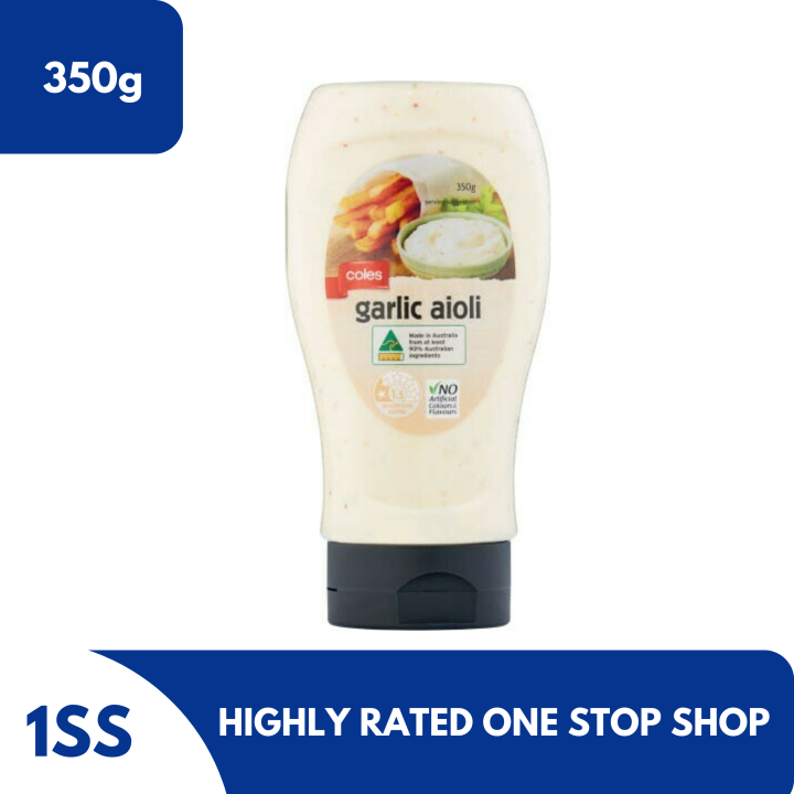 Coles Garlic Aioli, 350g | Lazada PH