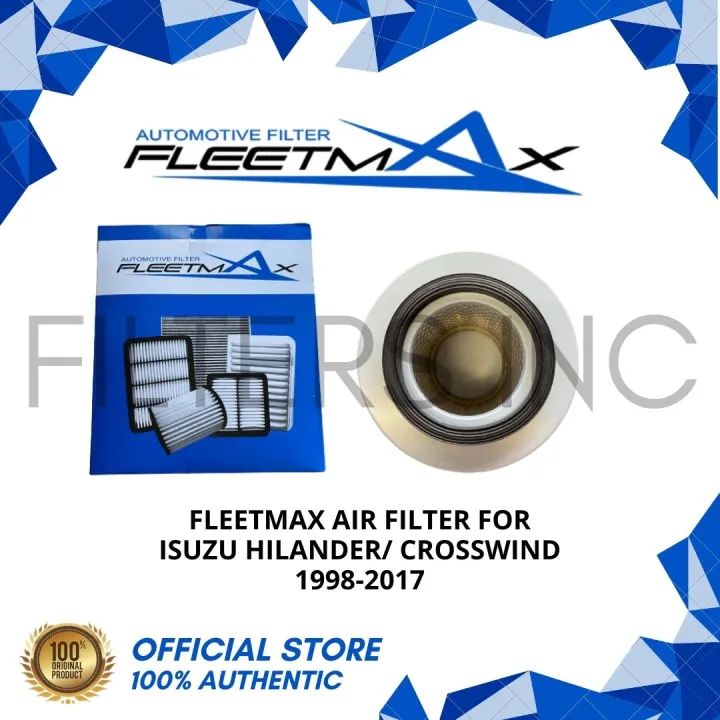 Fleetmax Air Filter for Isuzu Fuego, IP-V, TRF Pick up and Hi-lander ...